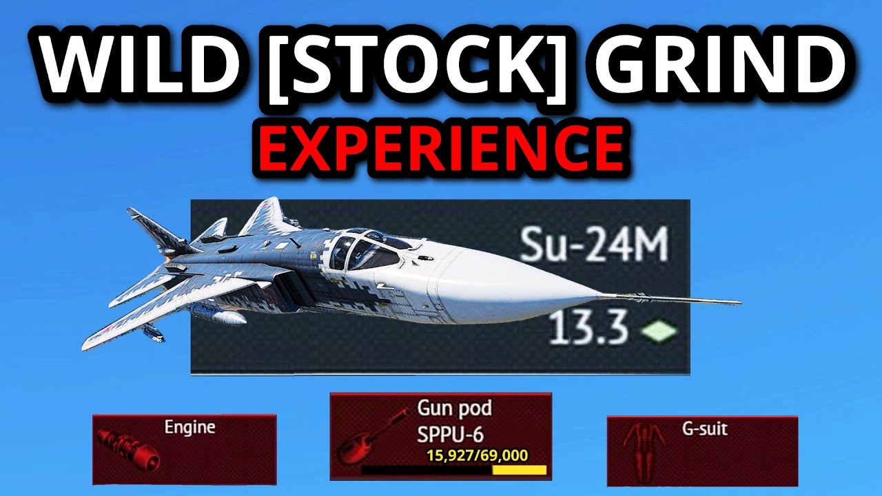 I [STOCK] GRIND THE SU24 AND PROVE ITS THE BEST FIGHTER (crazy gunpod ...