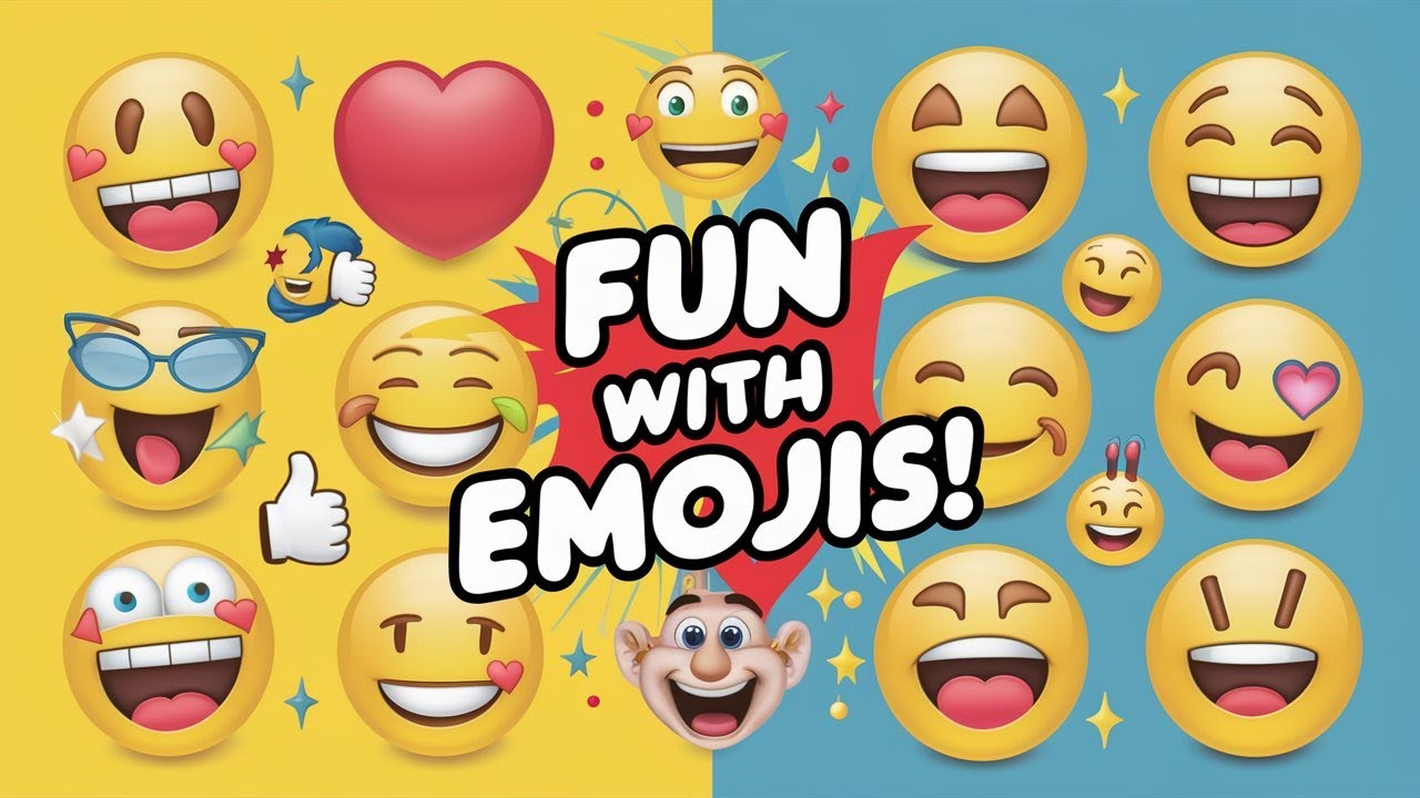 Fun with Emojis | Are you Happy or Sad? | English Vocabulary for Kids ...