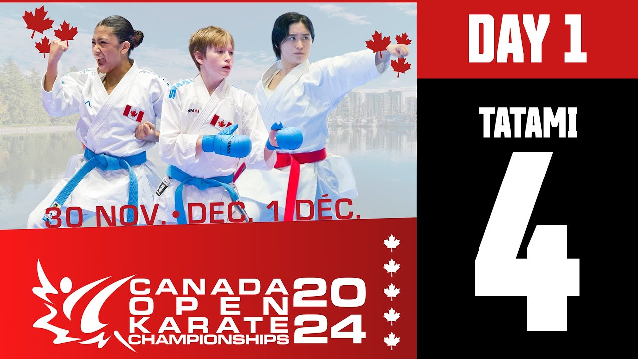 Open du Canada Open 2024 – DAY/JOUR 1 - Tatami 4 [Nov. 30 nov.] - YouTube