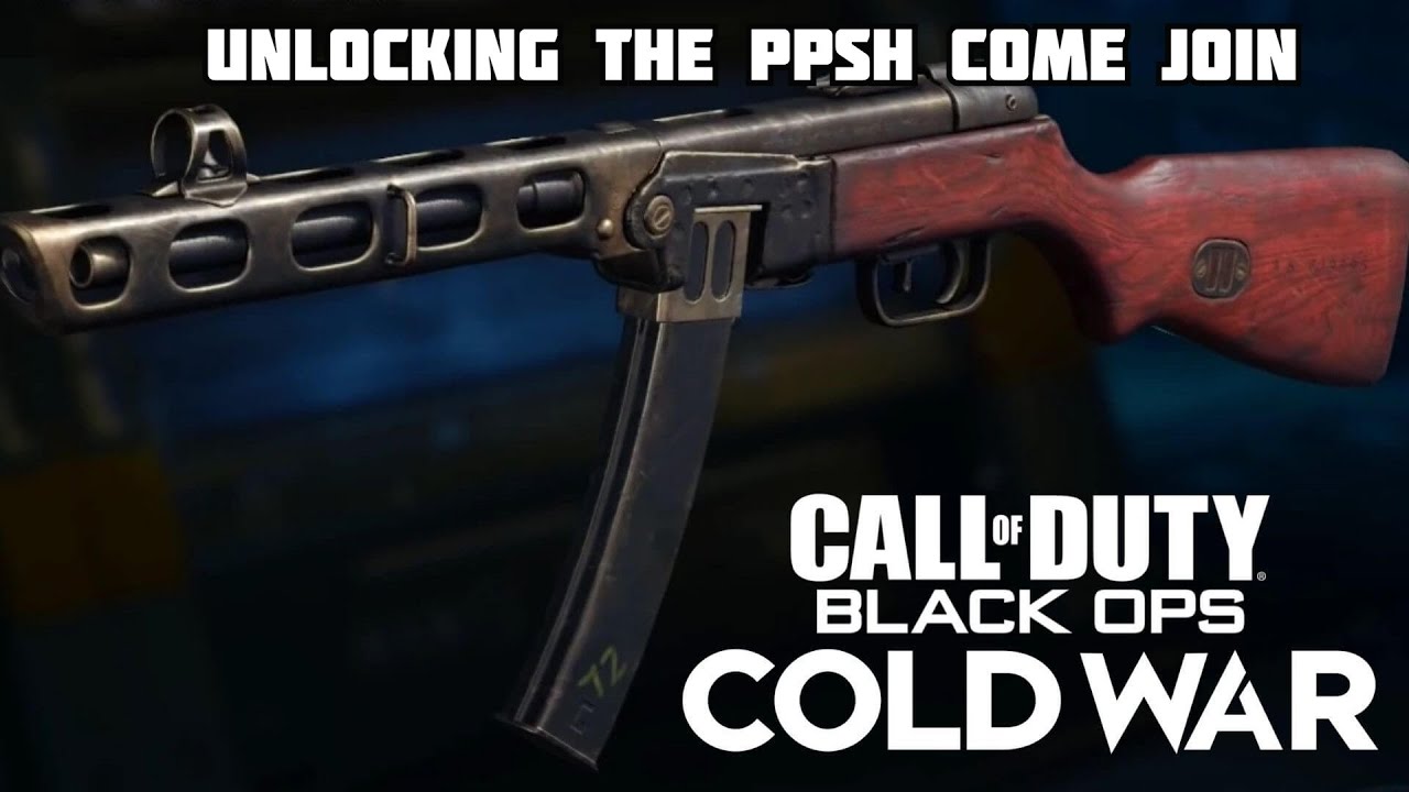 Unlocking the PPSH come join [Cod cw] - YouTube
