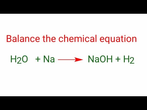 H2O+Na=NaOH+H2 balance the chemical equation. h2o+na=naoh+h2 water and ...