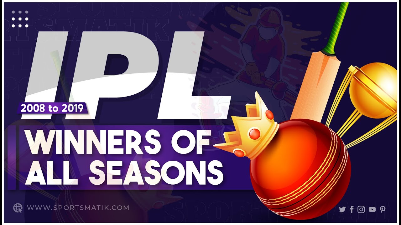 Winners of All IPL Seasons | 2008 to 2019 | Indian Premier League ...