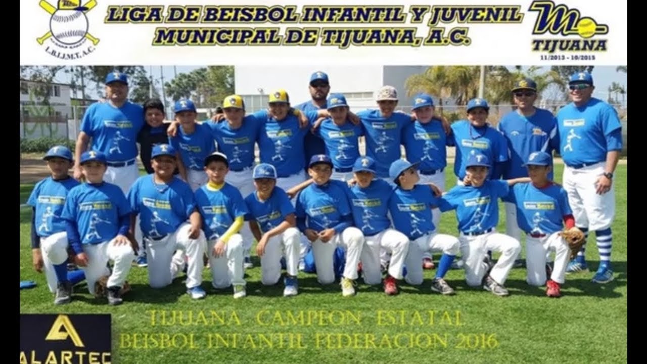 Tijuana campeon estatal 2016 beisbol infantil - YouTube