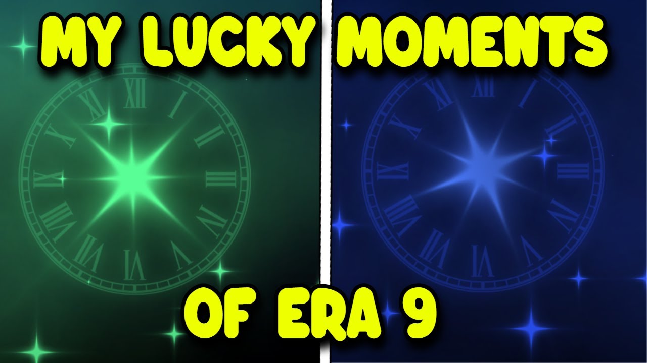 My LUCKIEST Moments In Era 9 of Roblox Sol's RNG - YouTube