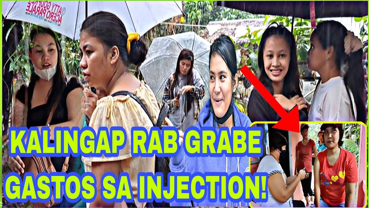 KALINGAP RAB PINA INJECTIONAN SILA RHEINA DEMMIE DAGGAY RUBELYN AT KC SIYEMPRE ANG NANAY NI KC ...