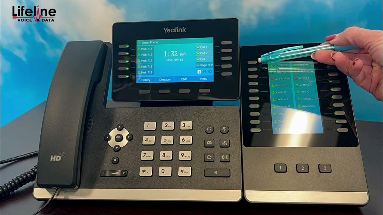 YEALINK EXP50 - YouTube