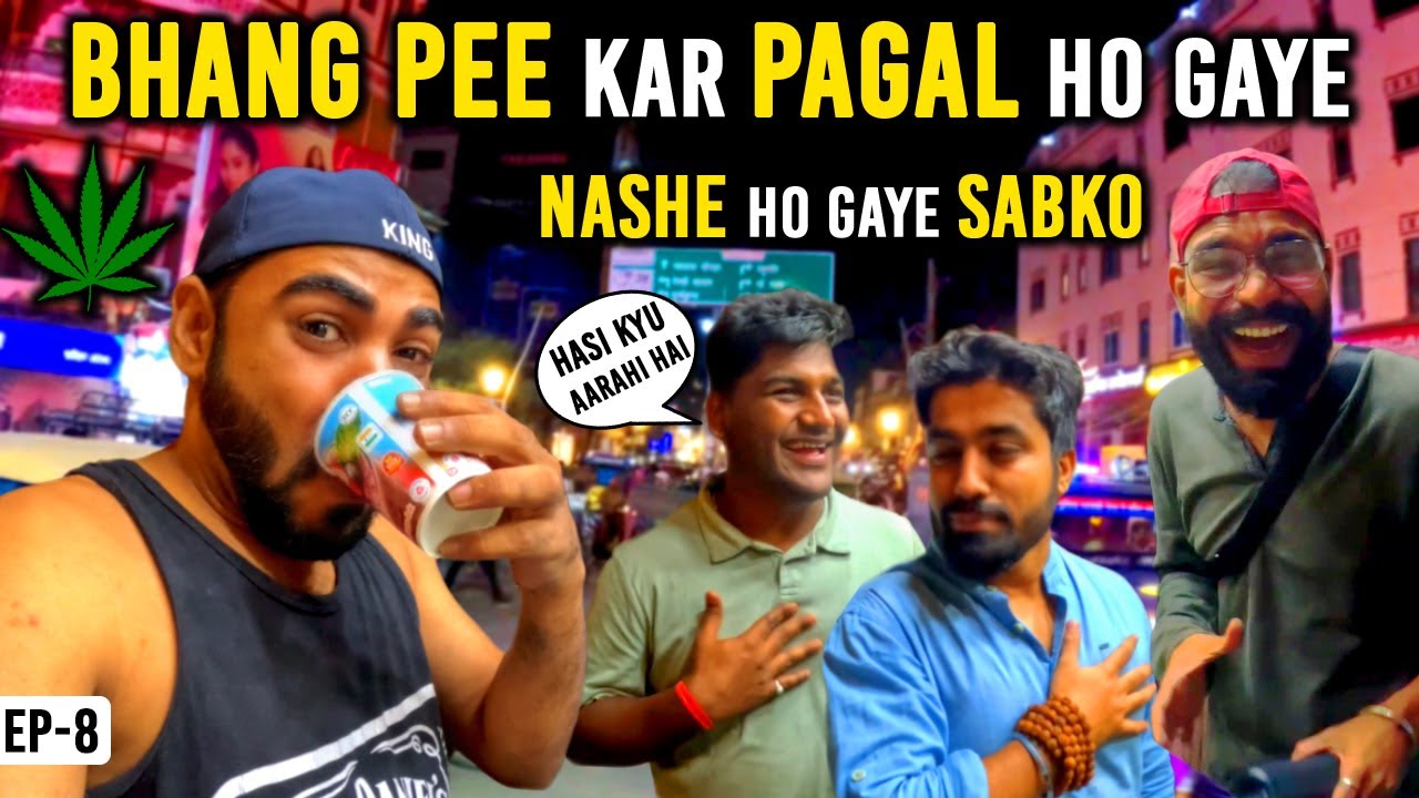 Crazy Bhang Lassi Experience in Varanasi | Varanasi Tour Guide | Varanasi Travel Vlog - YouTube