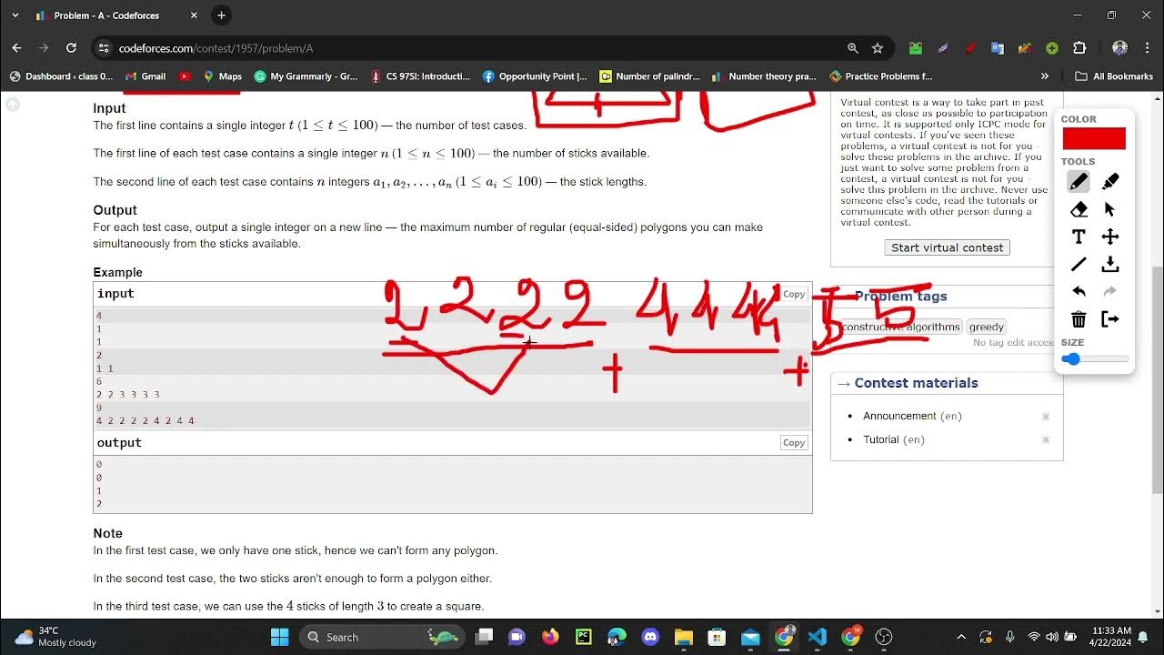 A. Stickogon || Codeforces Round 940 (Div. 2) || Problem solution in Bangla(বাংলা) - YouTube