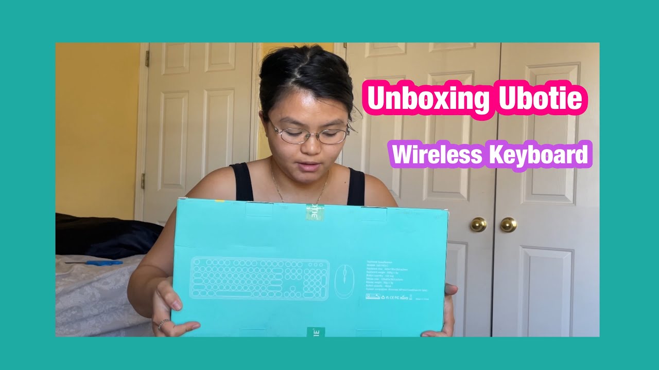 Unboxing Ubotie Wireless Keyboard | Vlog - YouTube