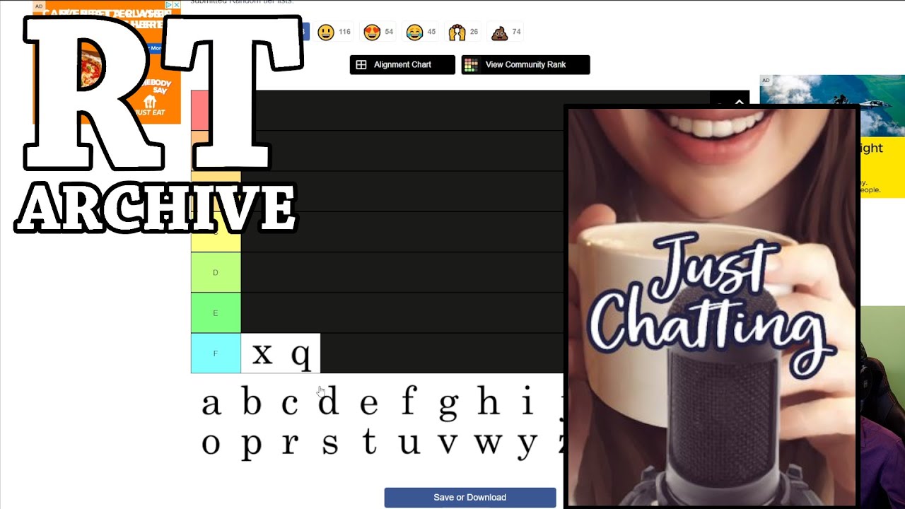 RTGame Streams: Tier Lists - YouTube