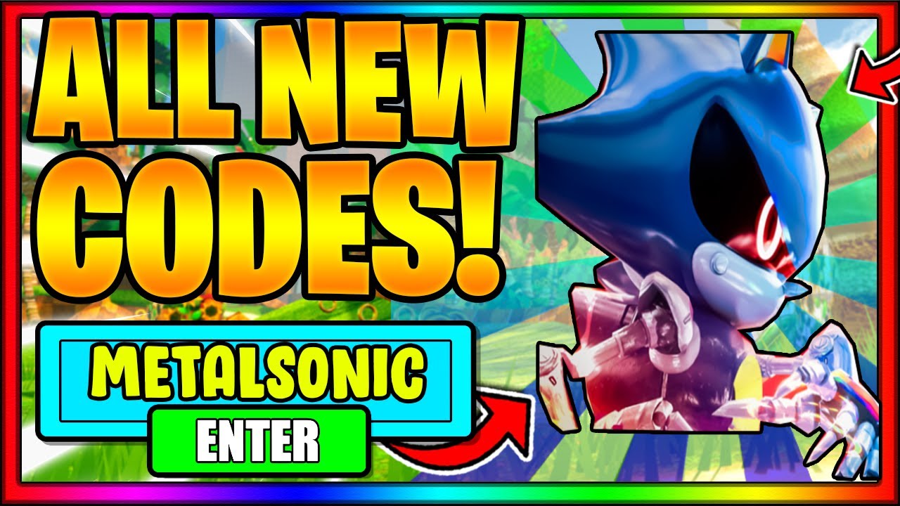 ALL *NEW* SONIC SPEED SIMULATOR CODES *🧲METAL UPDATE🧲* Roblox Sonic ...