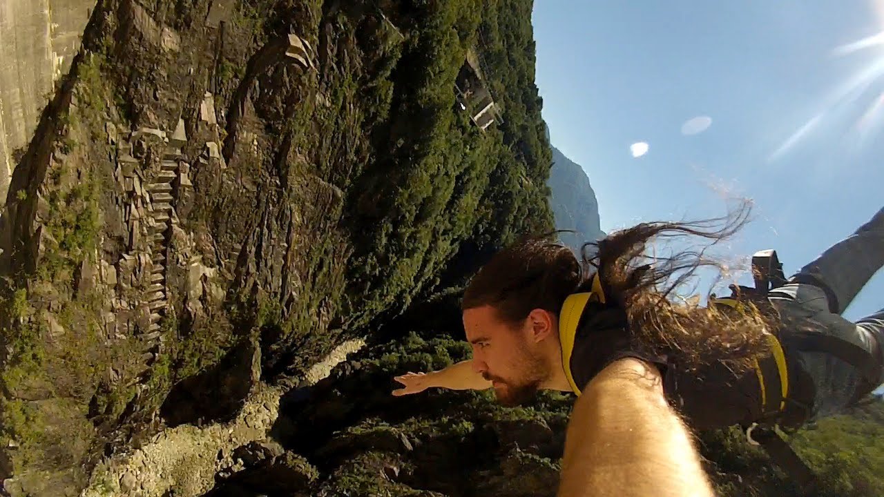 Goldeneye Bungy Jump Verzasca Contra Dam - YouTube