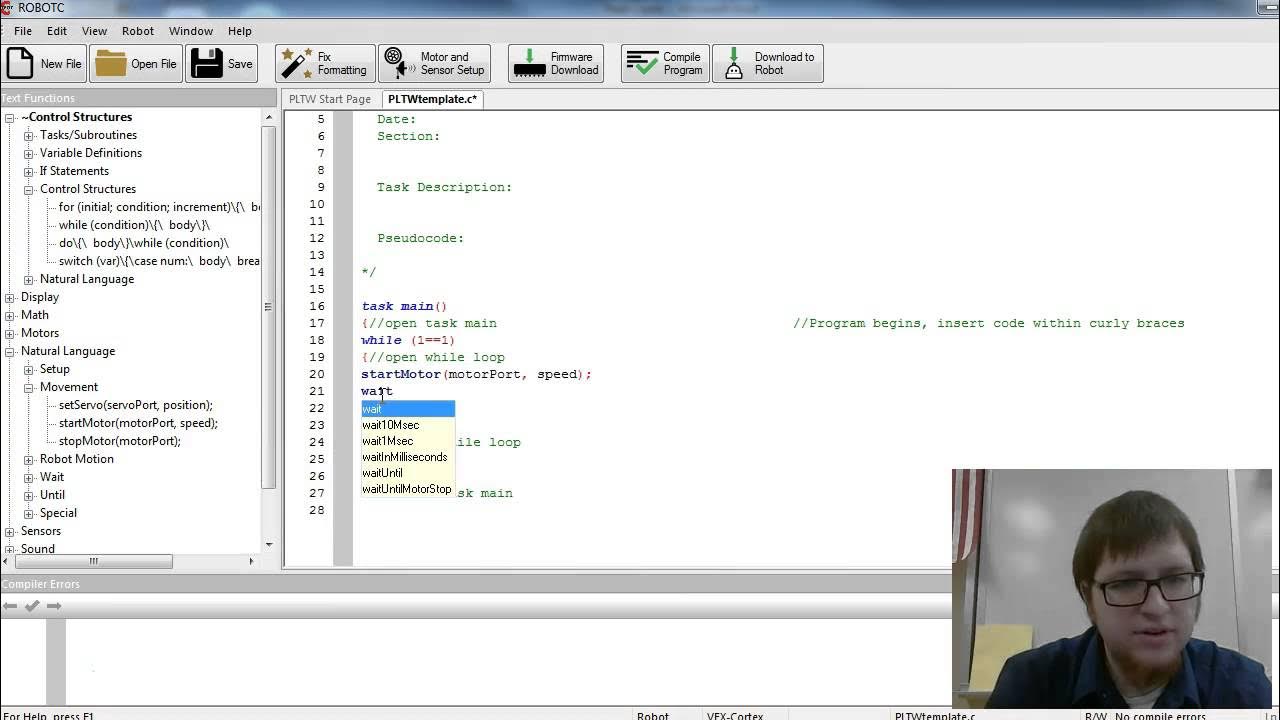 RobotC While Loops - YouTube