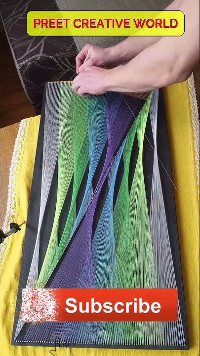 DIY String Art | diy string art tutorial | string art letters | string art for beginners | how ...