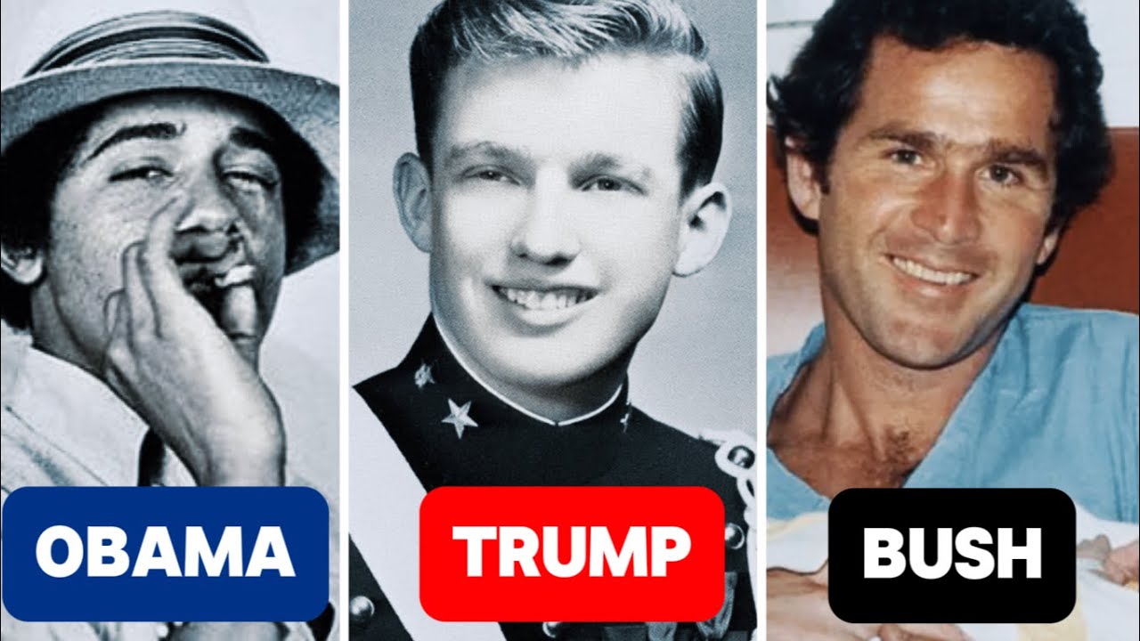 46 United States Presidents When They Were Young - YouTube