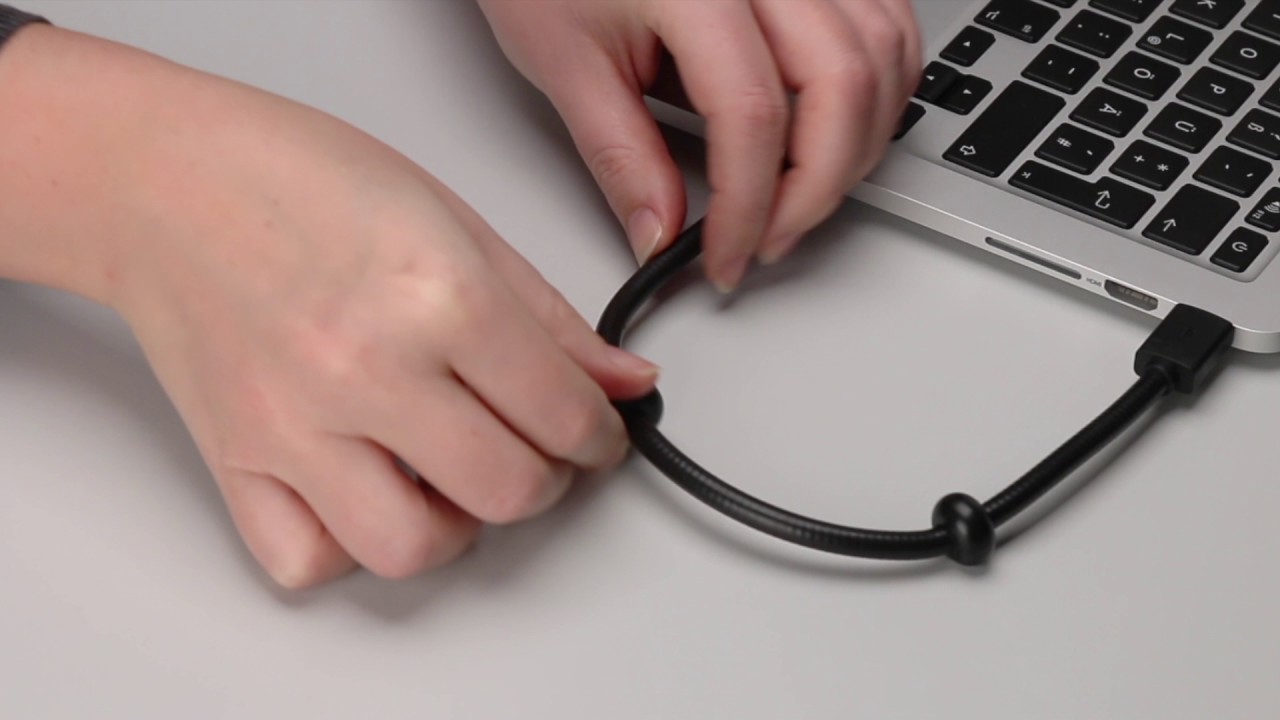 Goobay Lightning and Micro-USB Gooseneck Cable - YouTube