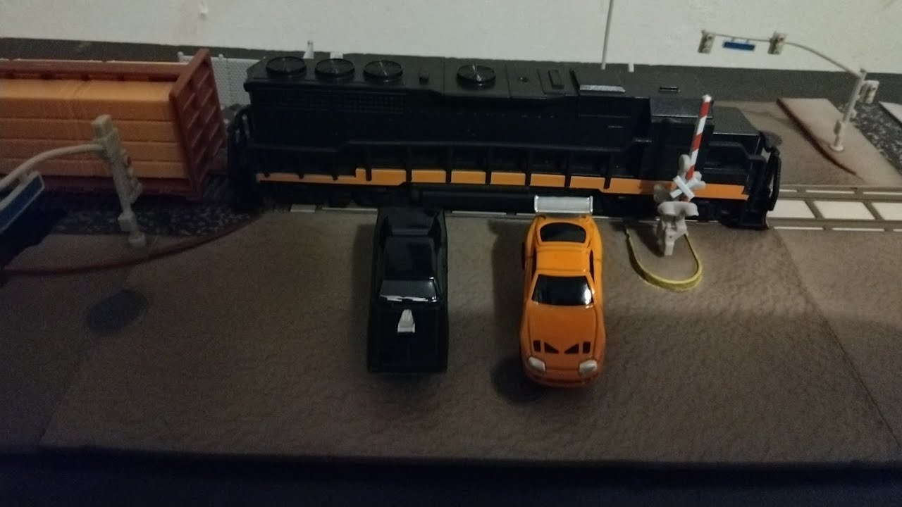 fast and furious final race train jump sets by jada toys review - YouTube