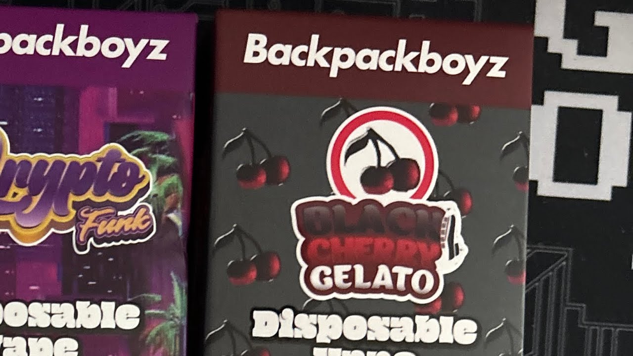 Black Cherry Gelato Backpack Boyz Review ( 2 g disposable) - YouTube