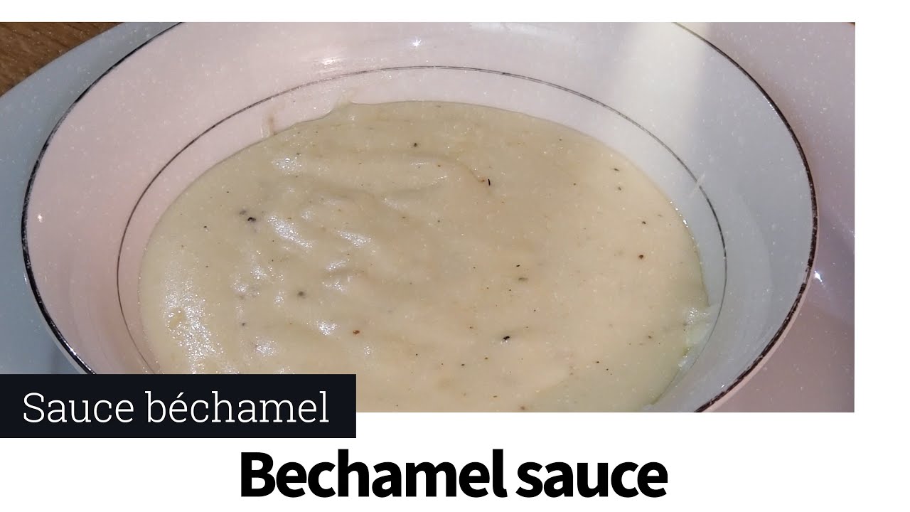How to make bechamel sauce, white sauce - YouTube