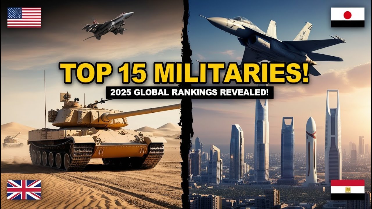 15 Most Powerful Militaries in the World Right Now! - YouTube