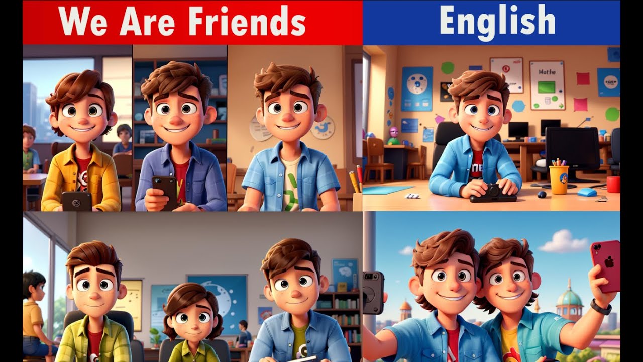 We Are Friends | Cartoon | English | Nethum IT Production - YouTube