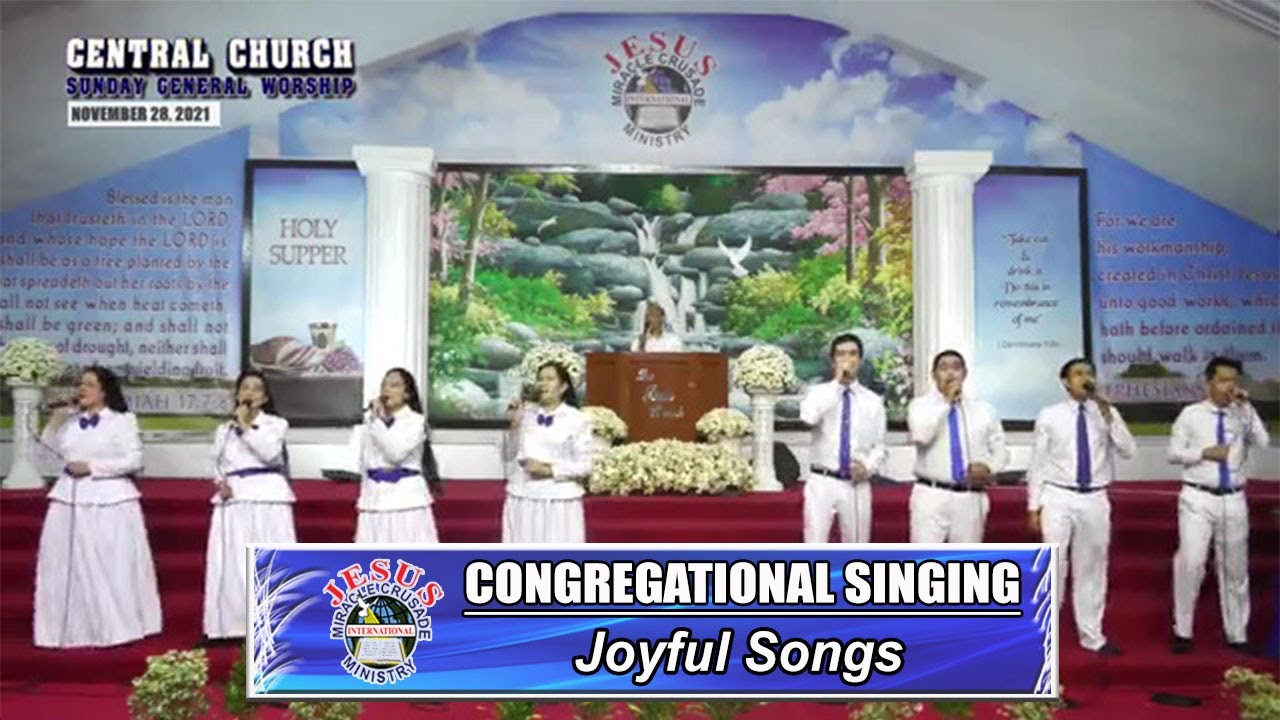 JMCIM | Congregational Singing | Joyful Songs | November 28, 2021 - YouTube
