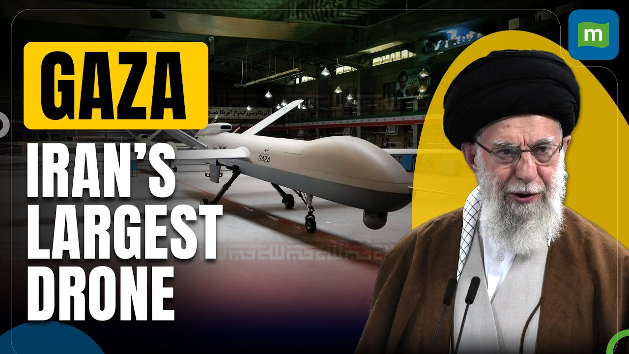 Iran unveils its largest, super-heavy drone Gaza, named in honour of ...