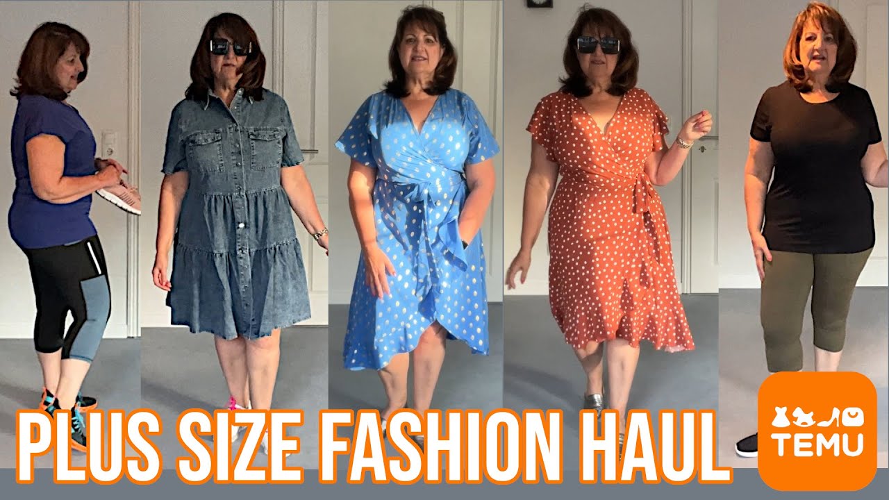 Temu Haul : Plus Size Fashion - review of lots of clothes plus more ...