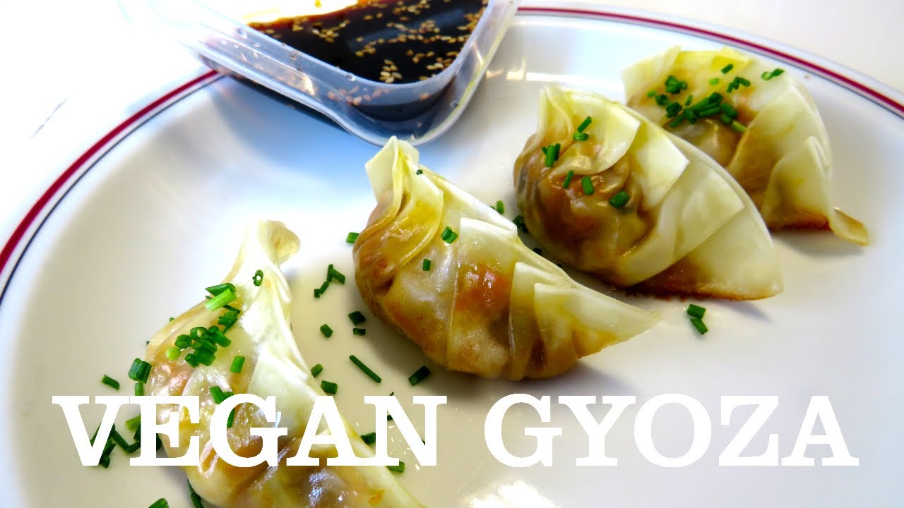 MAKING VEGAN GYOZA - Cook With Me - YouTube