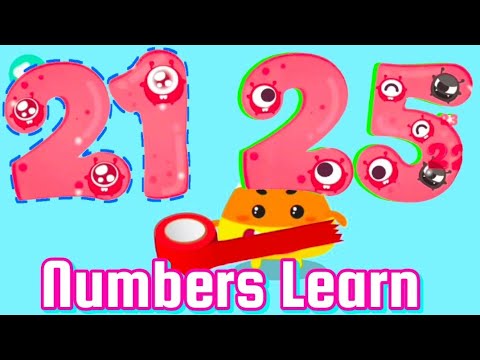 Prschool Numbers Candybots 21 to 25 - YouTube