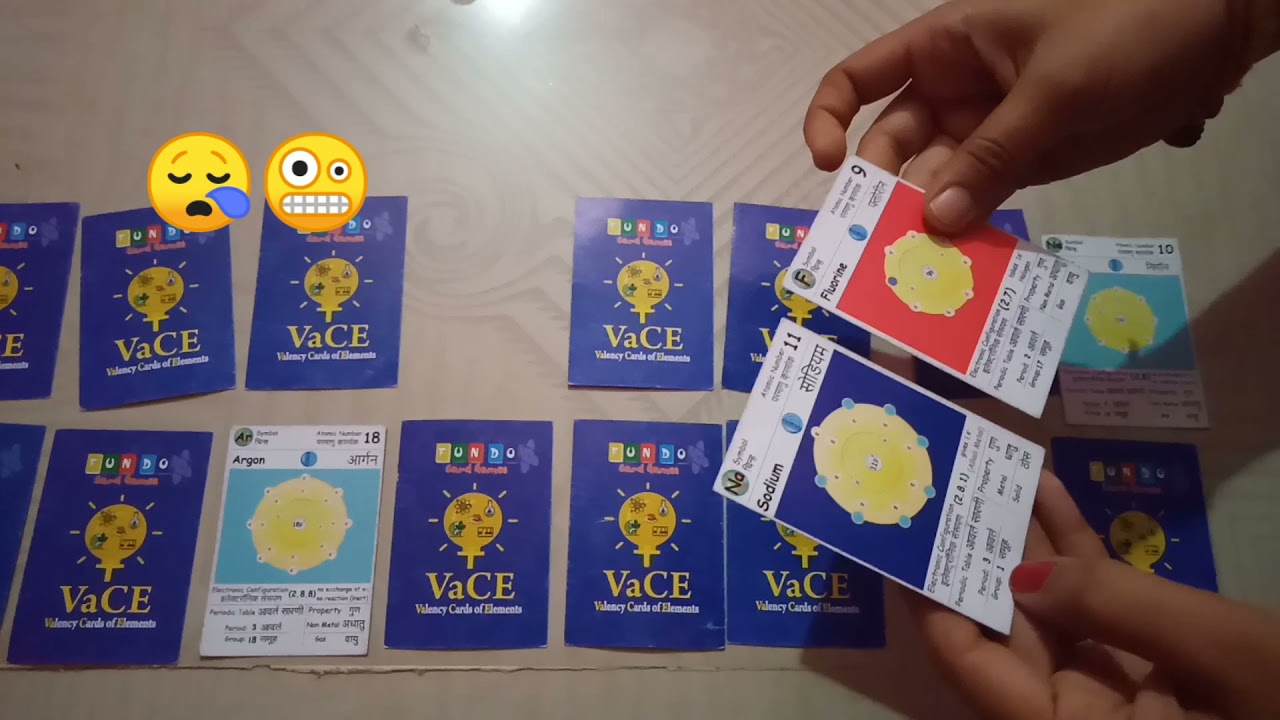 FUNDU Cards games - Valency Cards Of Elements| Game 5/10 | Periodic ...