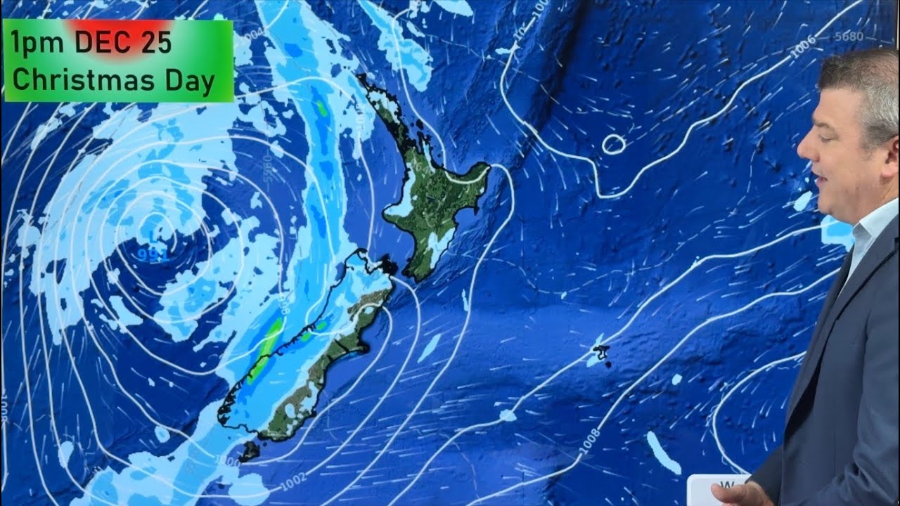 NZ’s detailed Christmas Day weather + forecast to Sunday - YouTube