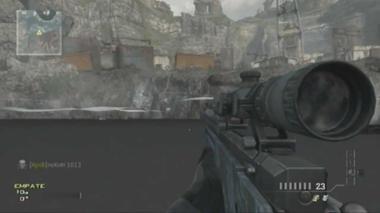 MW3 tutorial como salir del mapa Aground - YouTube