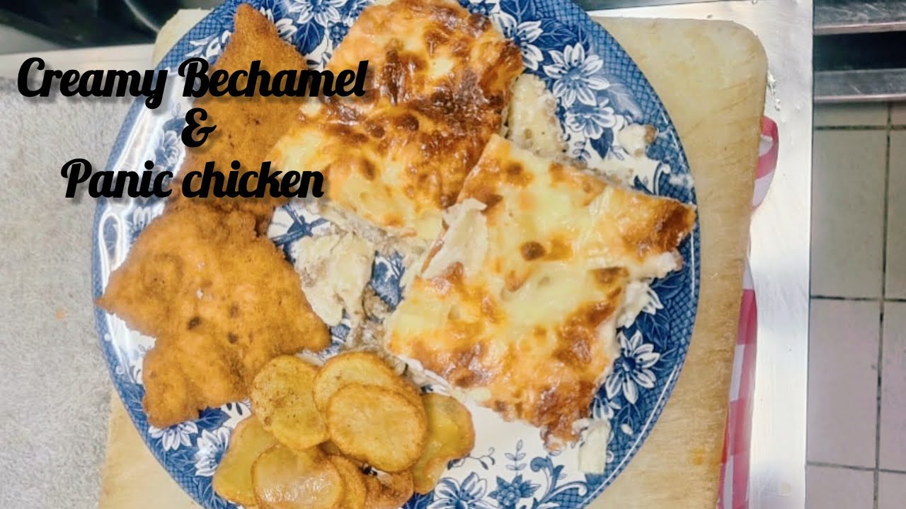 how to make Creamy Bake pasta with Bechamel sauce| panic chicken recipe ...