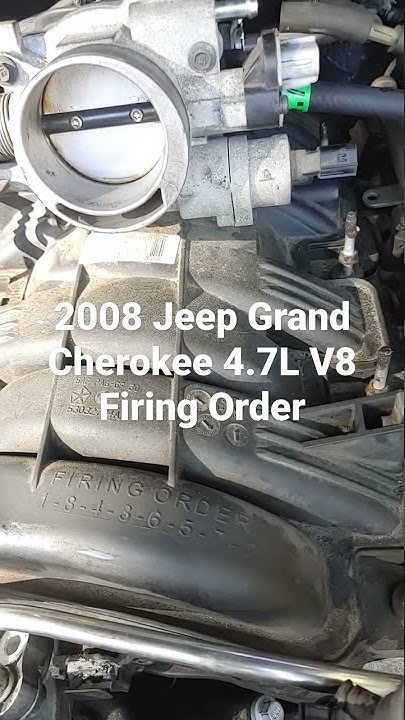 2008 Jeep Grand Cherokee 4.7 L V8 firing order - YouTube