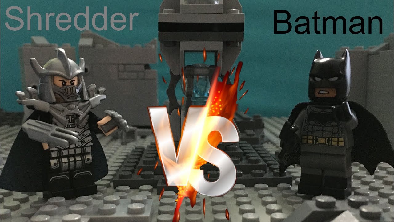 Lego Stopmotion Shredder vs. Batman - YouTube