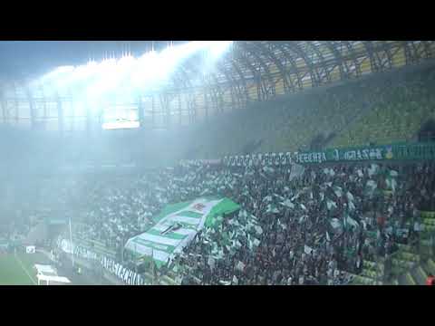 Lechia-zagłębie L 3-3 LECHIA Hooligans - YouTube