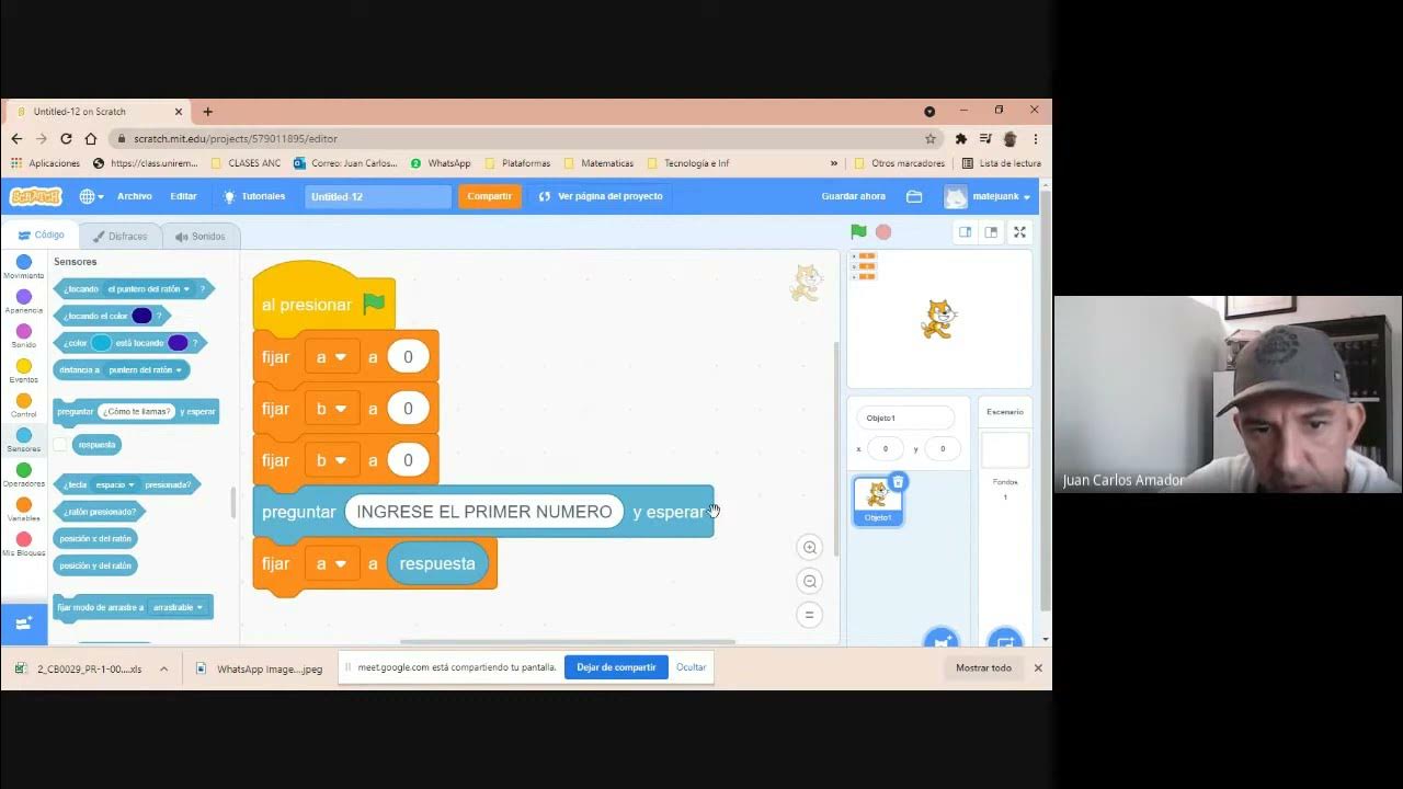suma dos números en Scratch - YouTube