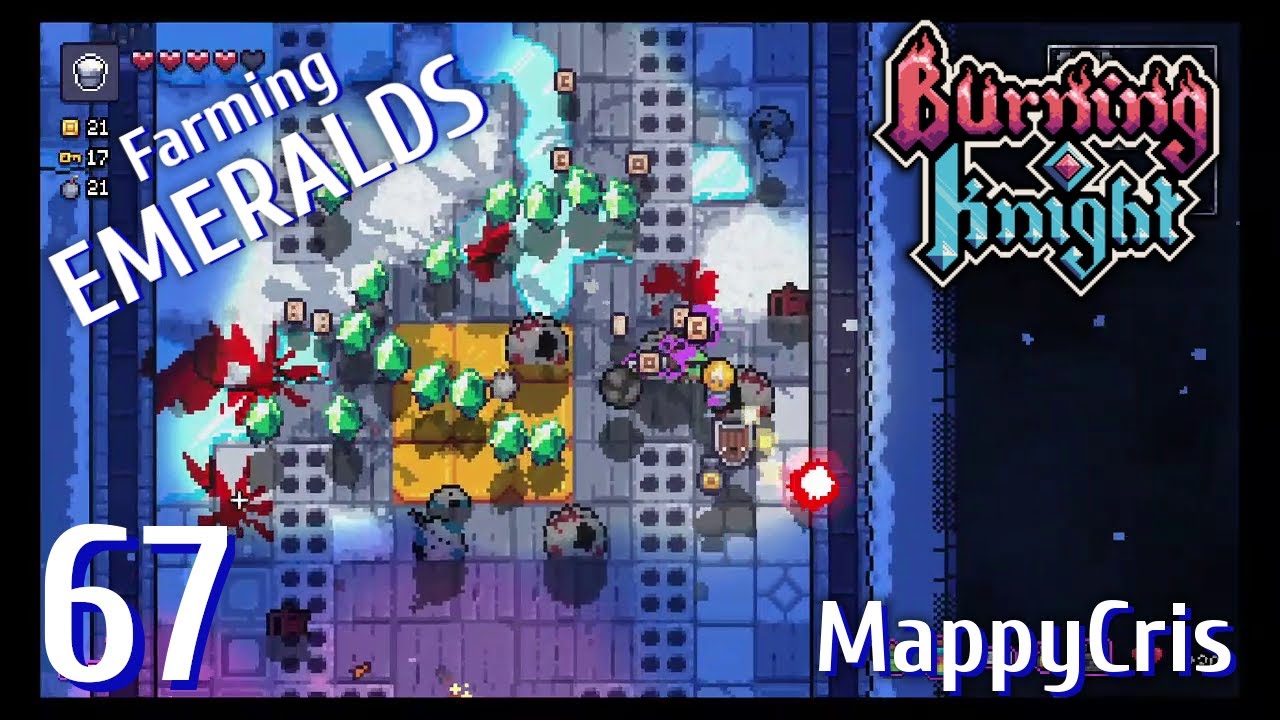 [67] Emerald farming: 250 in a single run! - Burning Knight - YouTube