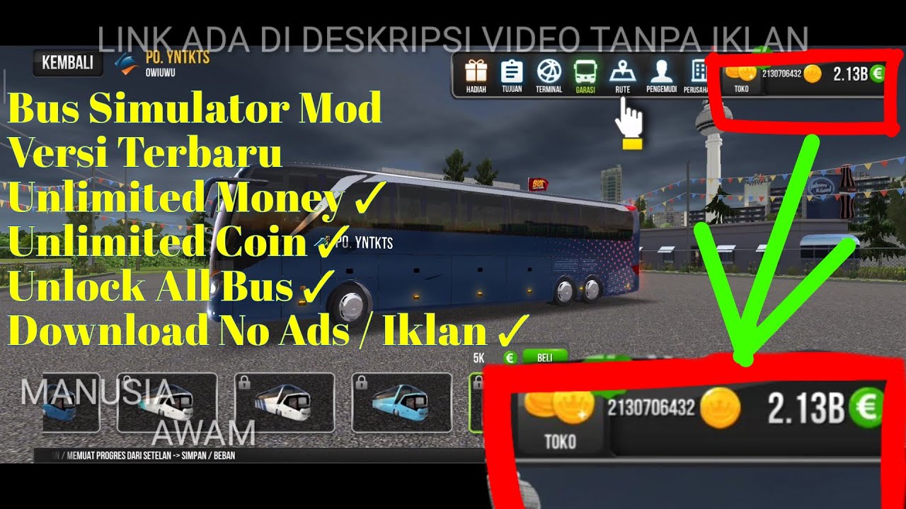 Download Bus Simulator Ultimate Mod (Unlimited Money, Unlock All Bus ...