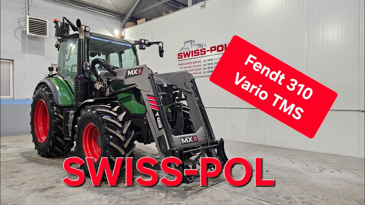 FENDT 310 Vario Tms 2016r 5500Mtg SWISS-POL - YouTube