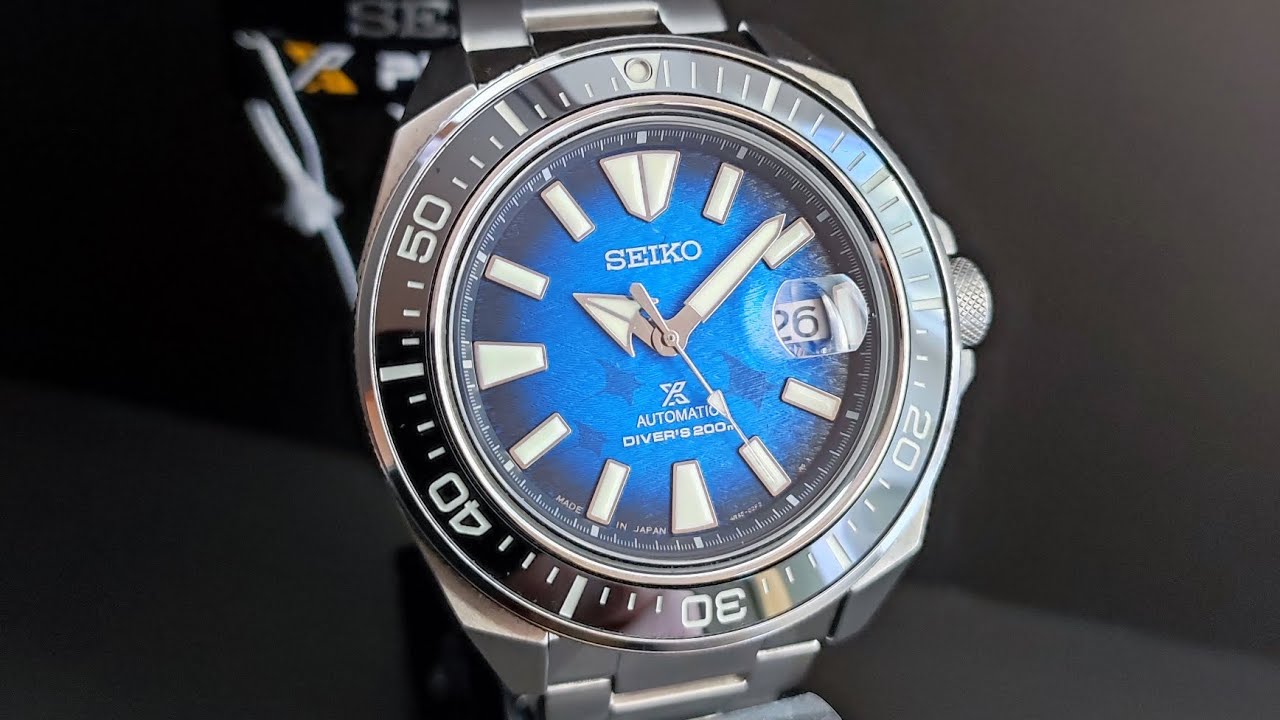 Часы Seiko Prospex King Samurai Save the Ocean Manta Ray Special ...