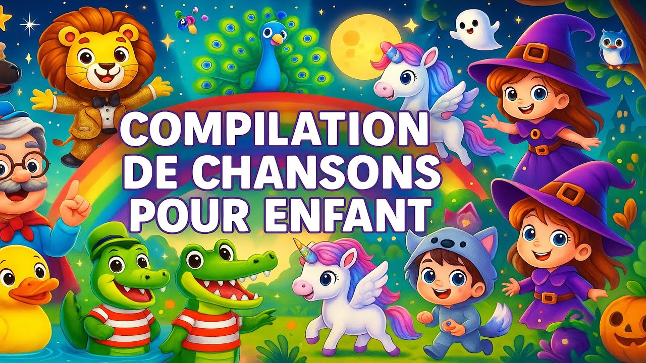 Compilation de chanson et comptine pour enfant de 3 à 8 ans - 40 ...