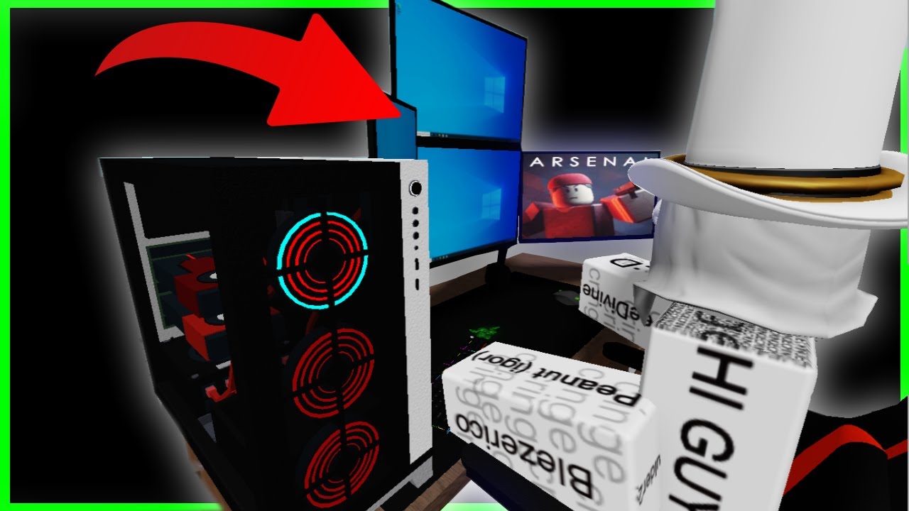 Playing Arsenal on my 3rd Monitor.. (ROBLOX ARSENAL) - YouTube