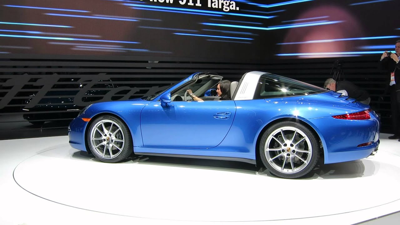 Porsche 911 Carrera Targa Top at NAIAS 2014 - YouTube