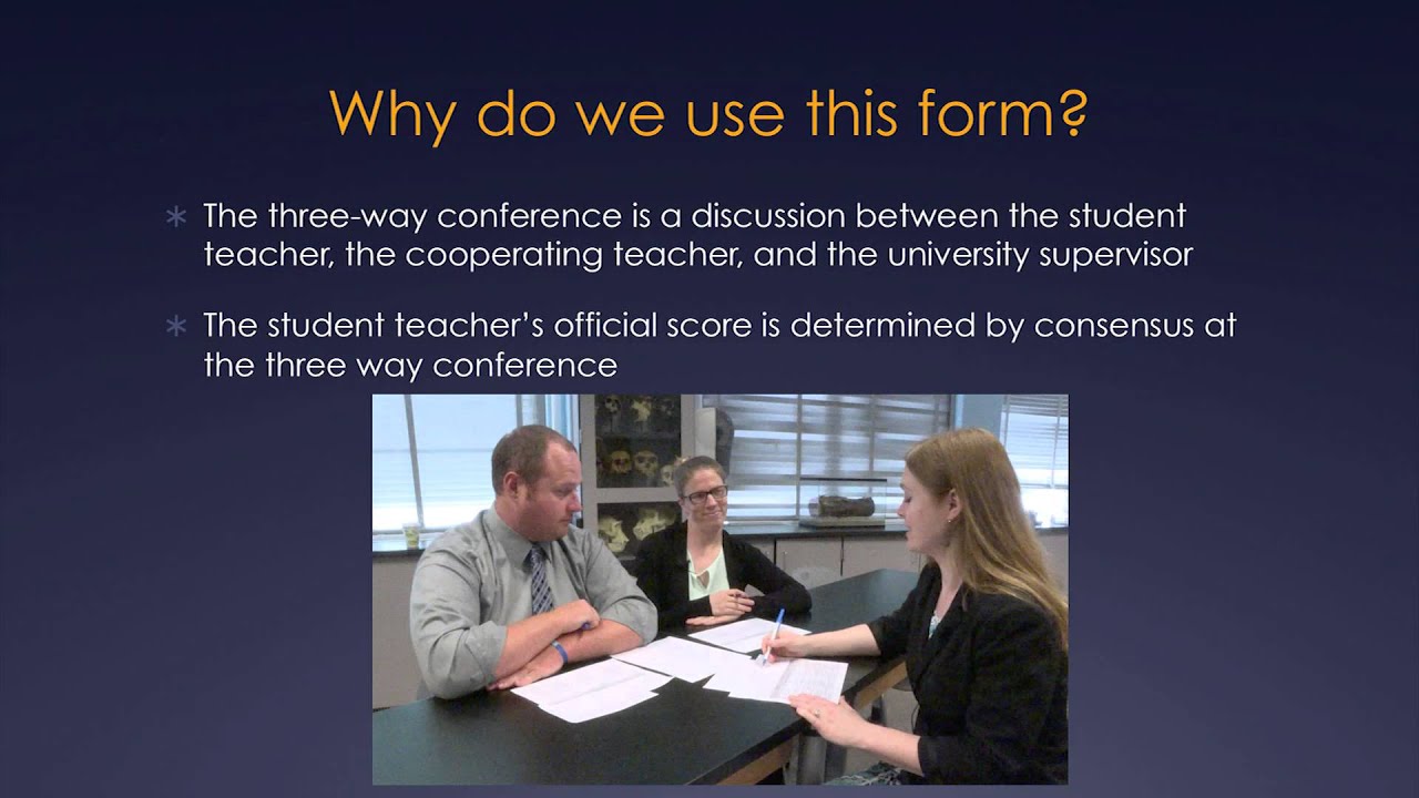 Student Teaching Form: Using the Form - YouTube
