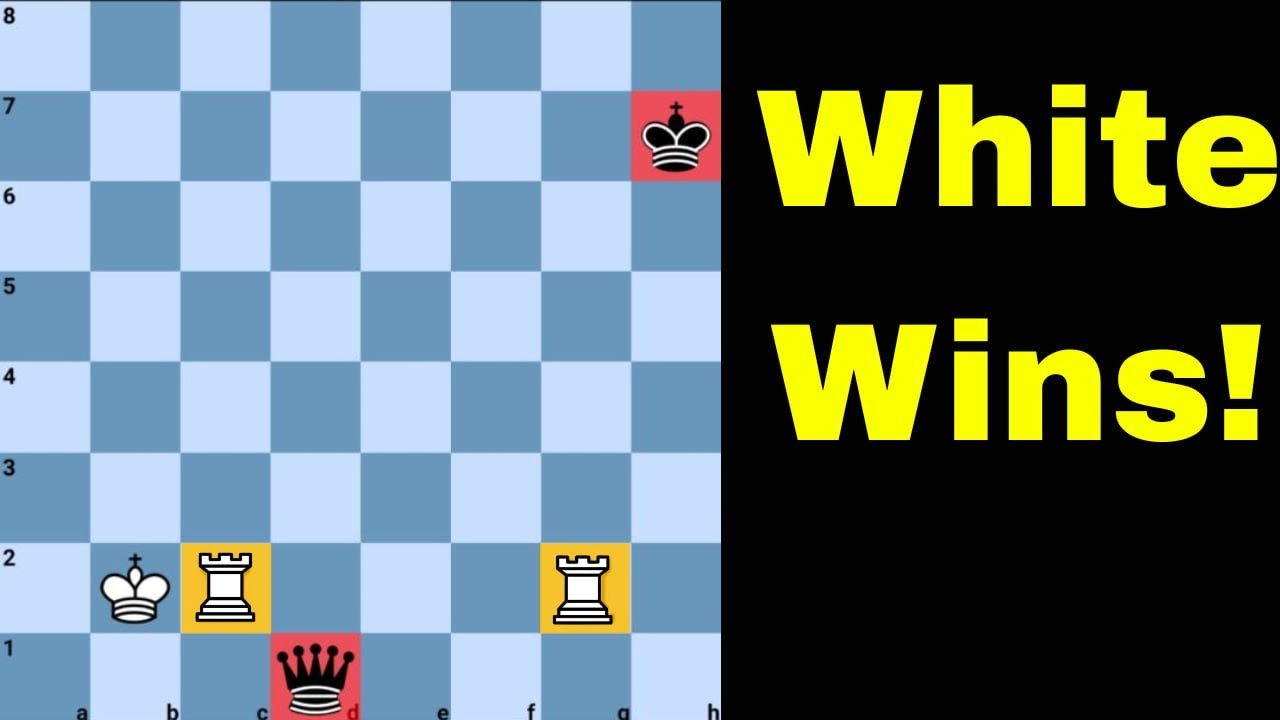 Two rooks can beat Queen! - YouTube