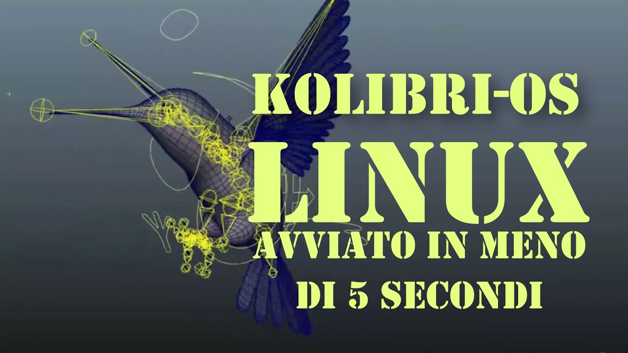 Linux KolibriOS - veloce come un battito di ali - YouTube