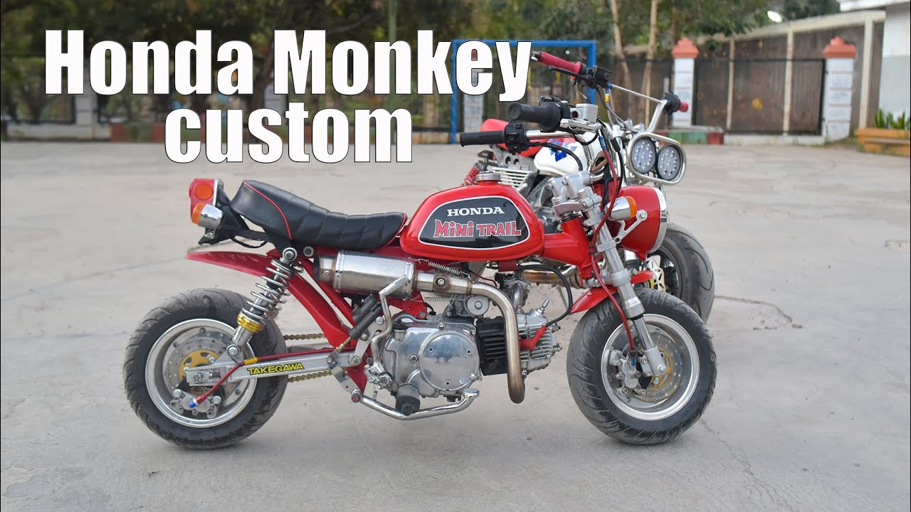 Honda monkey Custom Z50J - YouTube
