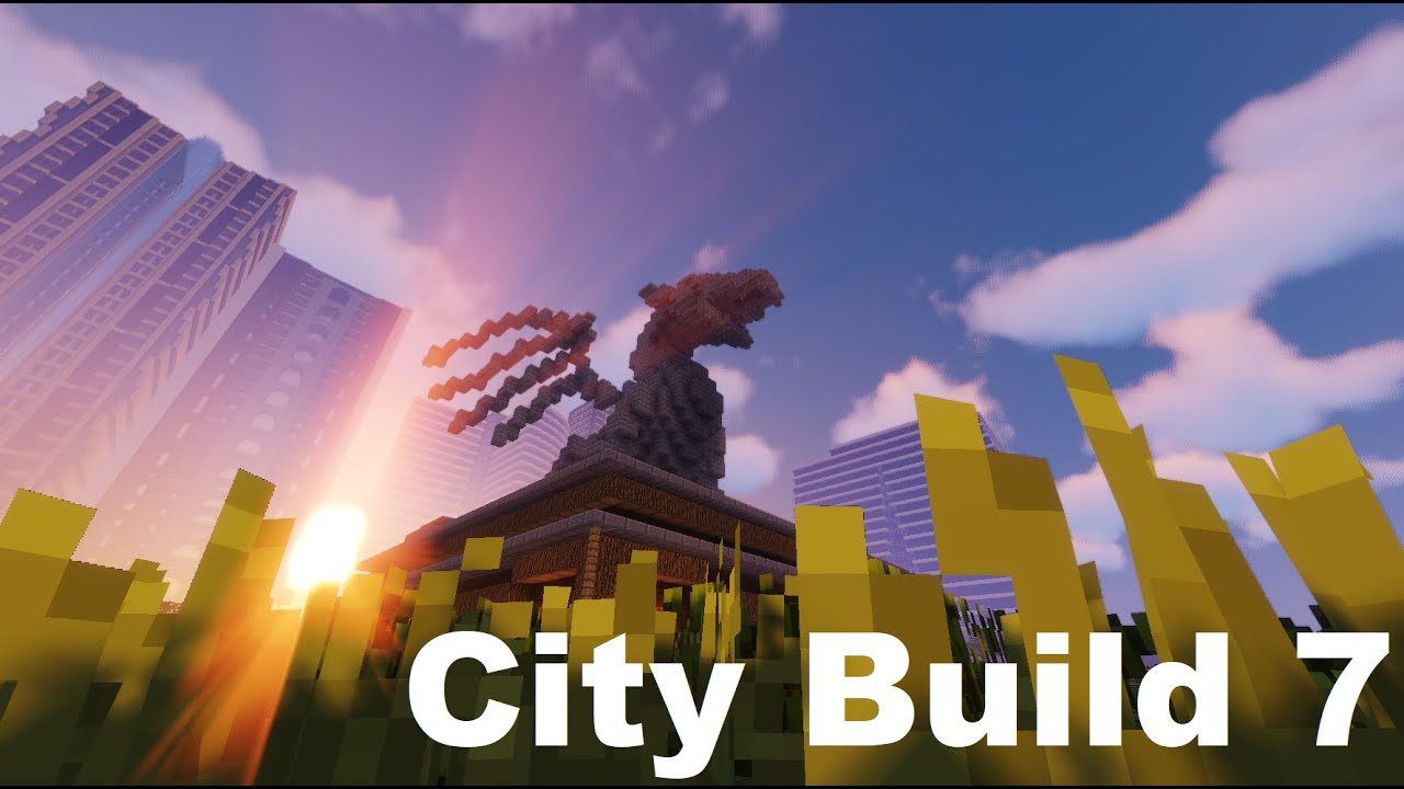 City Build #7 - Statue & Square (Minecraft Timelapse) - YouTube